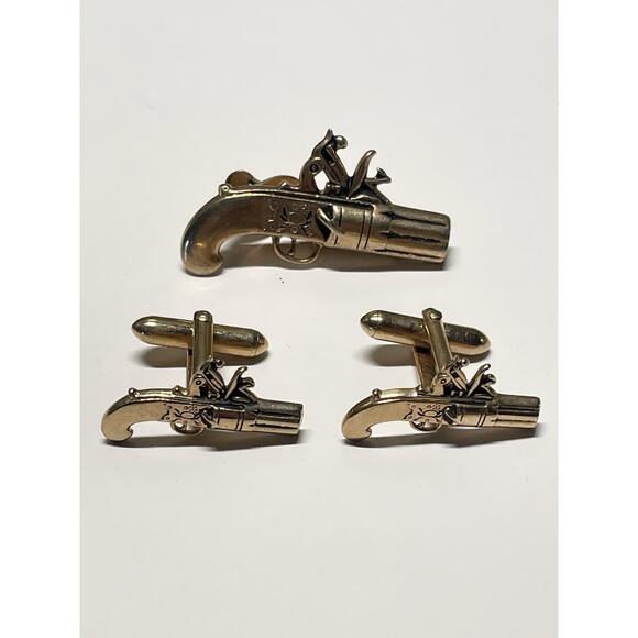SWANK | Accessories | Revolver Flintlock Vintage Swank Tie Bar Clip ...